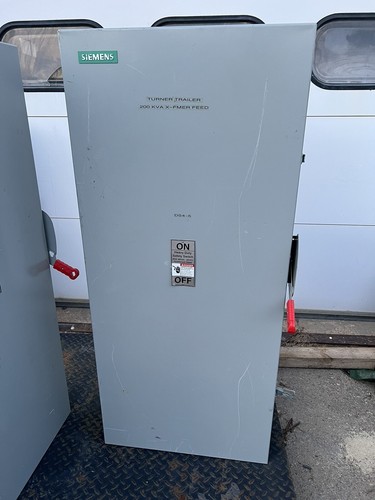 HF365N Siemens 400 Amp 600V 3 Pole 4 Wire Fusible Indoor Rated ...