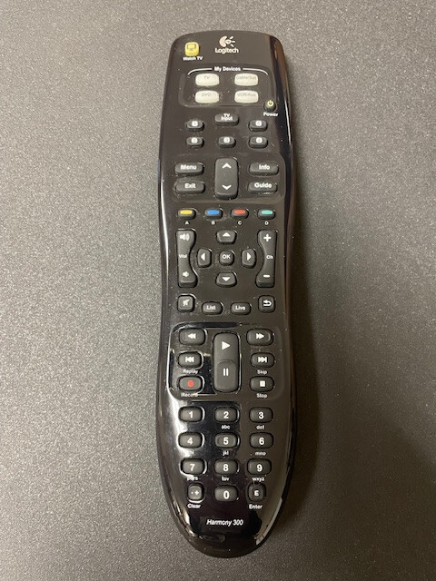 Logitech Harmony 300 Universal Remote Control - Black - Never Been Used ...