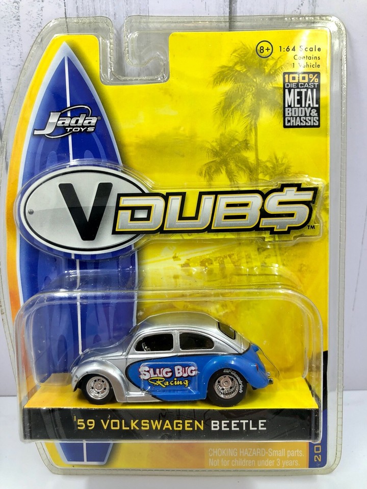 2007 Jada Toys V Dubs Wave 2 SLUG BUG RACING '59 VOLKSWAGEN Beetle NOS ...