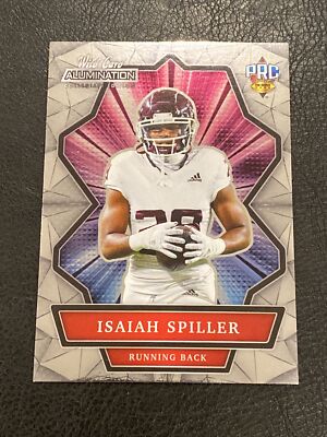 ISAIAH SPILLER 2022 WILD CARD ALUMINATION COLLEGE FOOTBALL ROOKIE CARD ...