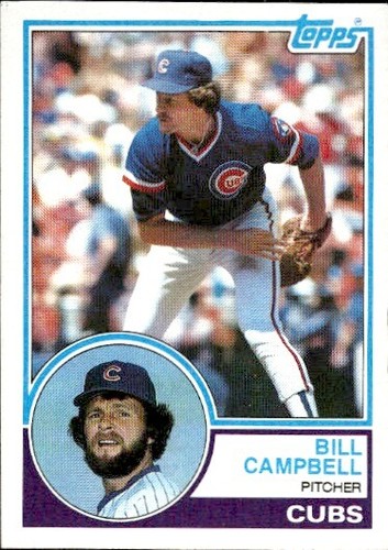 1983 Topps #436 Bill Campbell Chicago Cubs Baseball | eBay