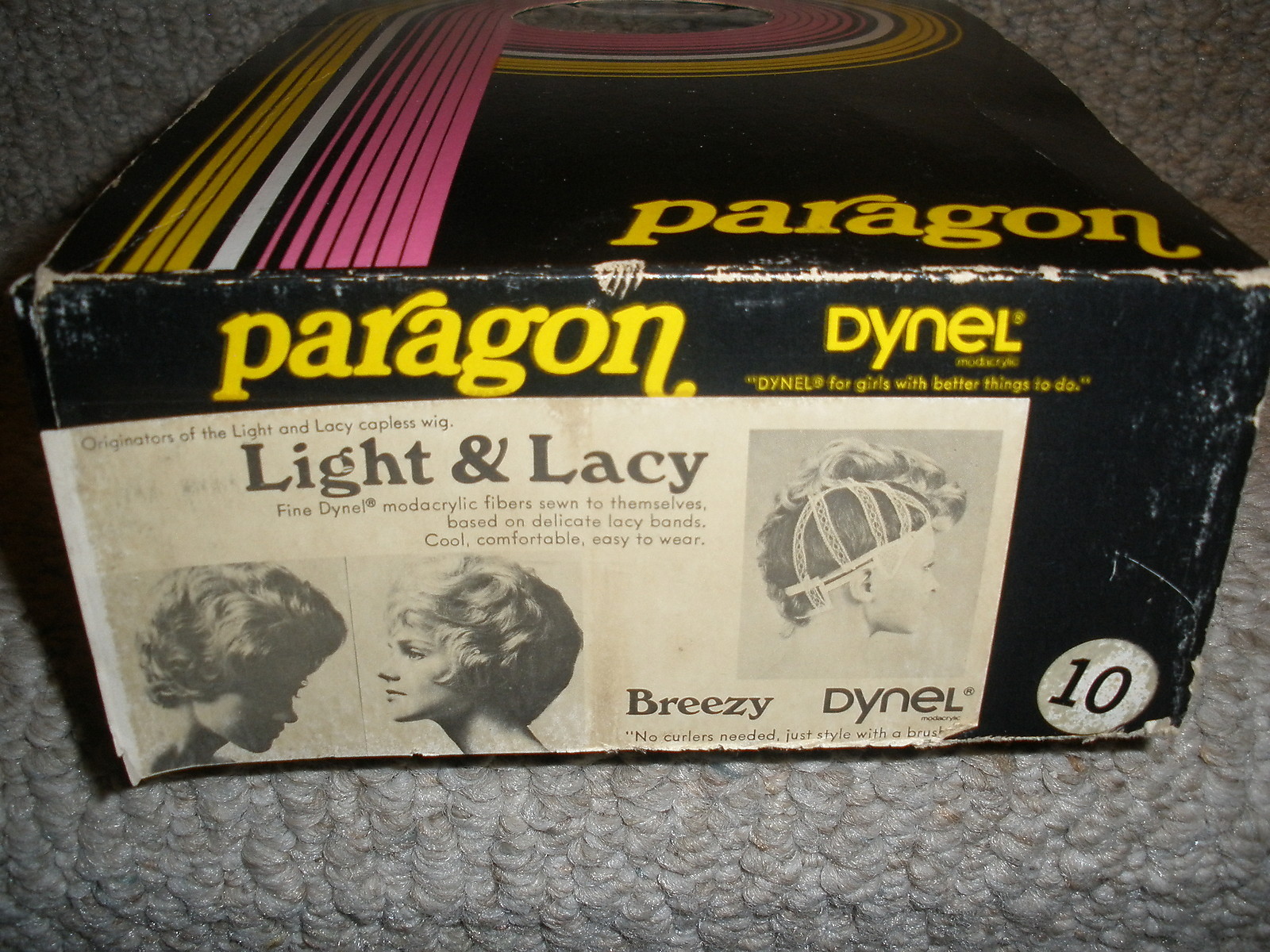 vintage Paragon wig in original box Light & Lacy Dynel | eBay