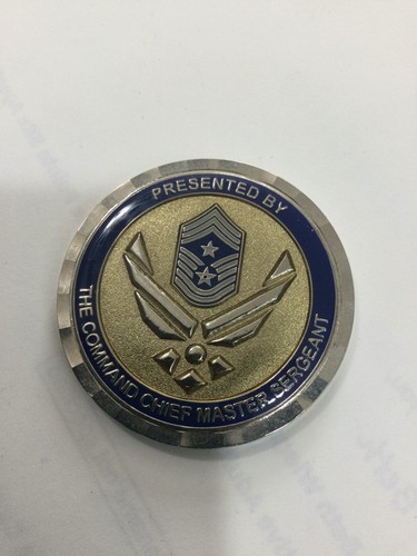 Presented By The Command Chief Master Sergeant Challenge Coin | eBay