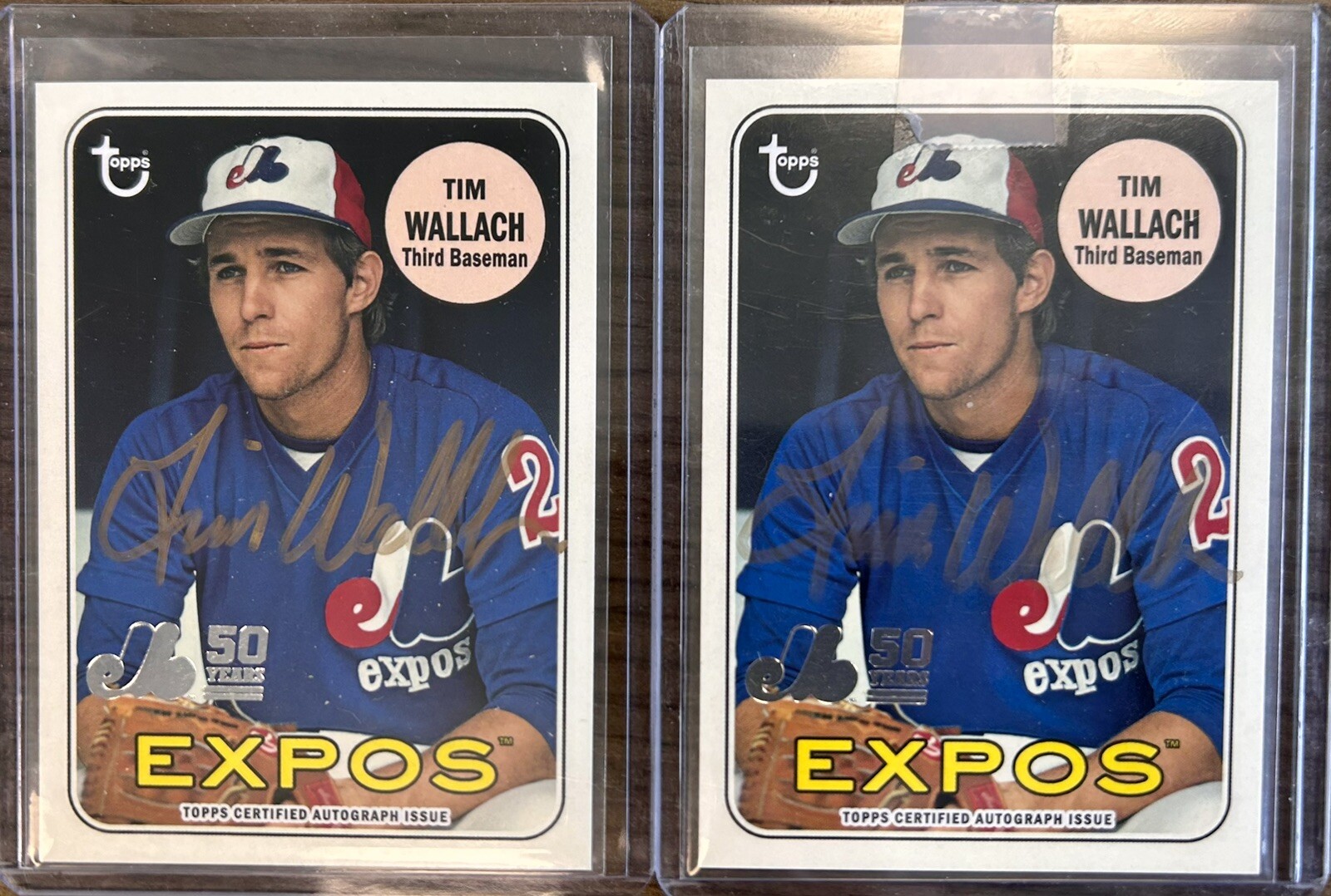 2019 Topps Archives TIM WALLACH Expos 50th Anniversary SP Auto #MTLA-TW ...
