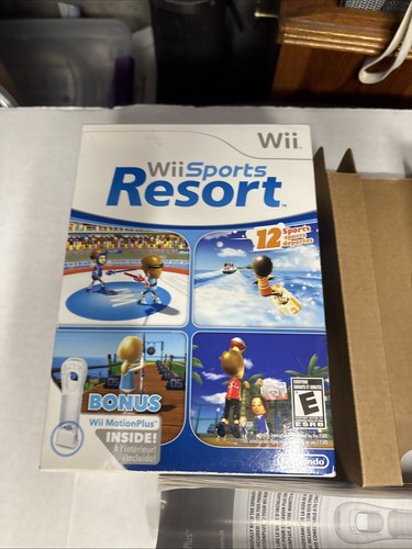 Wii Sports Resort Empty Box With Tray And Manual Only | eBay