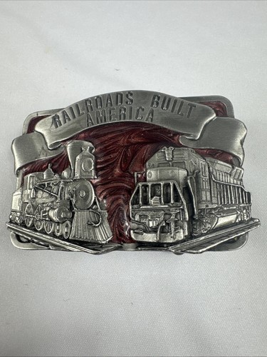 Vintage Train Engine Locomotive Railroad Belt Buckle | eBay