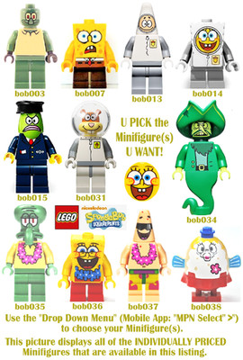 Genuine LEGO U Pick SPONGEBOB SQUAREPANTS Minifigures **NEW** | eBay