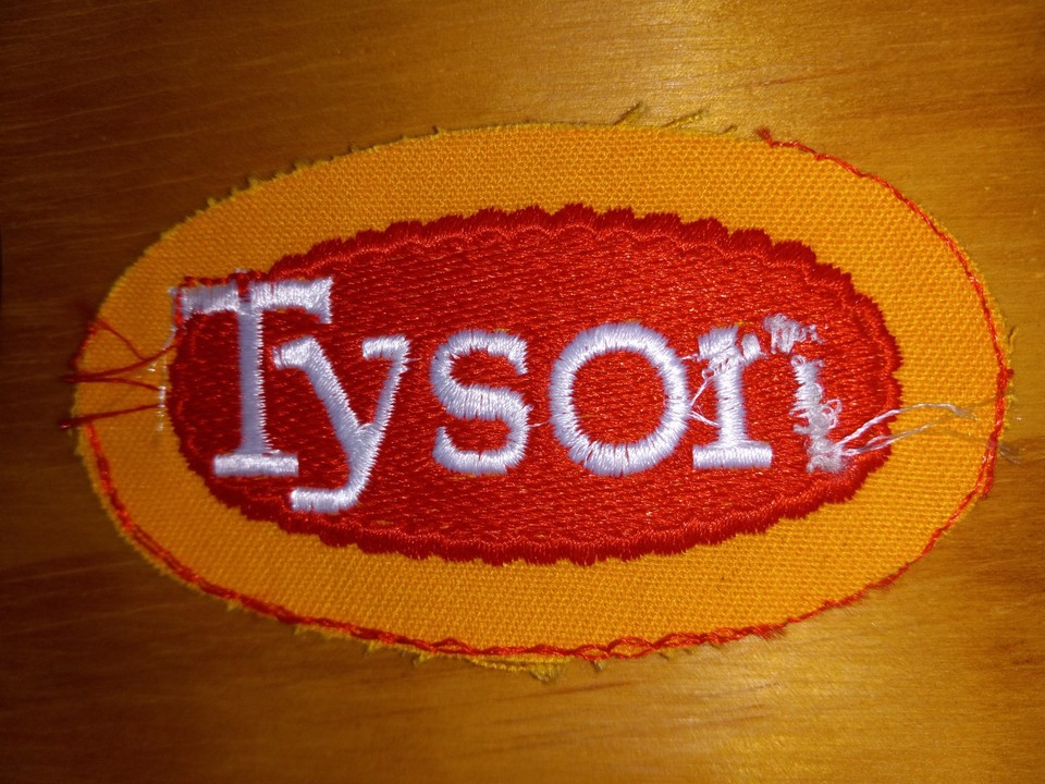 Vintage Tyson Patch - Food Plant Uniform Pocket Style Advertising or ...