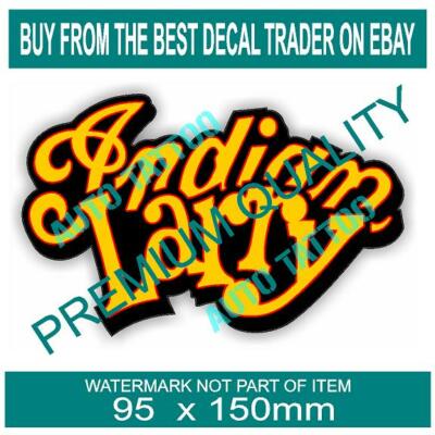 INDIAN LARRY OLD SCHOOL Decal Sticker Retro Vintage Hot Rod Rat Rod ...