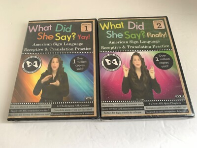 What Did She Say? American Sign Language Receptive Practice ...