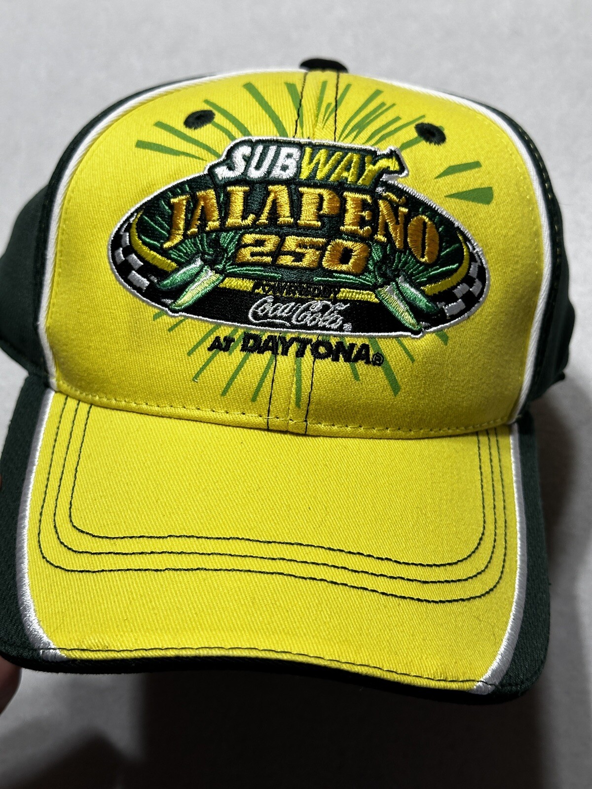 Subway Jalapeño 250 Daytona Hat Coca Cola Mens Black … - Gem