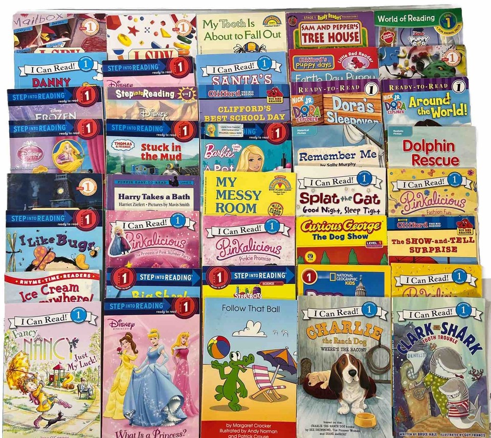 Lot of 10 Level 1 Reader Books Step Into Reading I Can Read Learn to ...
