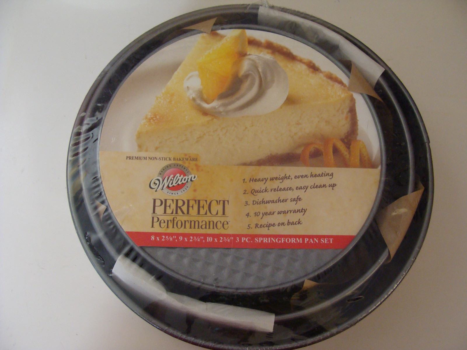 Wilton Performance Ultra Non-stick Bakeware 3 Pc. Springform Pan Set ...