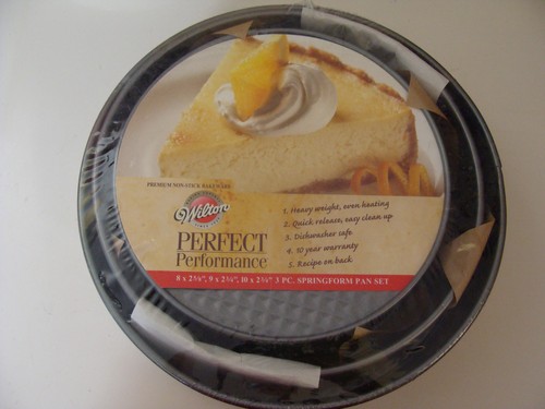 Wilton Performance Ultra Non-stick Bakeware 3 Pc. Springform Pan Set ...