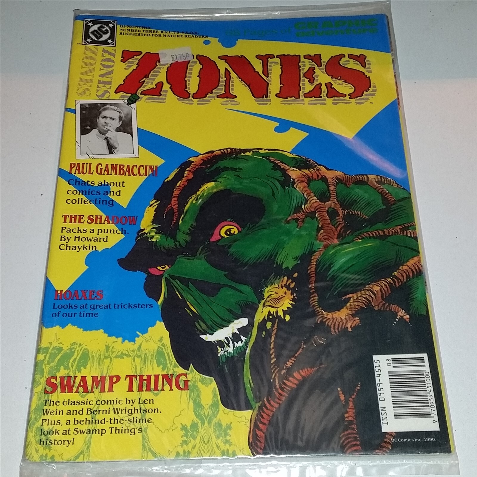 ZONES #3 1990 DC GRAPHIC ADVENTURE BRITISH WEEKLY COMIC ^ | eBay