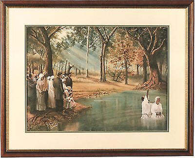 The Baptism, an African American, Black Art Print by Ray Batchelor | eBay