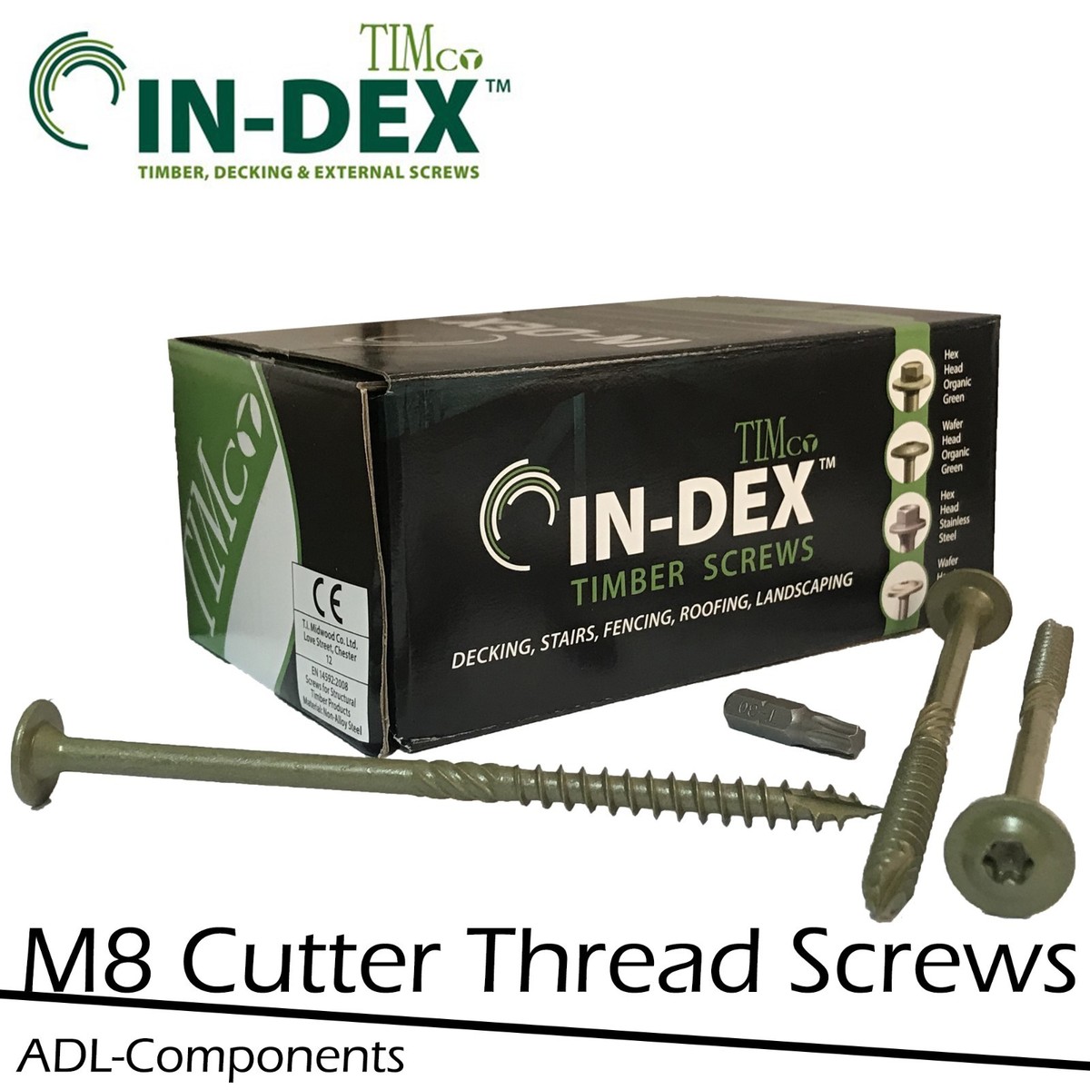 Timco Hex Head Screws For Decking Sleepers Wood Fixing Timco Hex Head ...