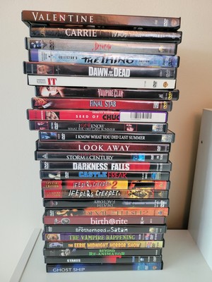 Horror Movie Scary DVD Collection Lot of 26 Slasher Suspense Zombie ...