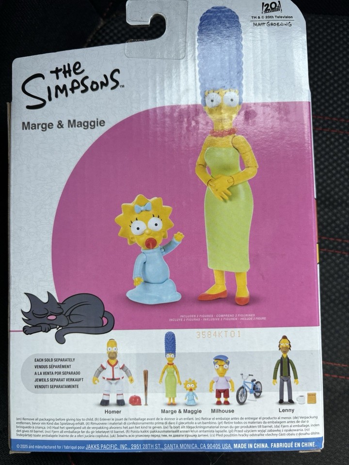 The Simpsons Marge and Maggie Action Figure (NEW + SEALED) | eBay UK