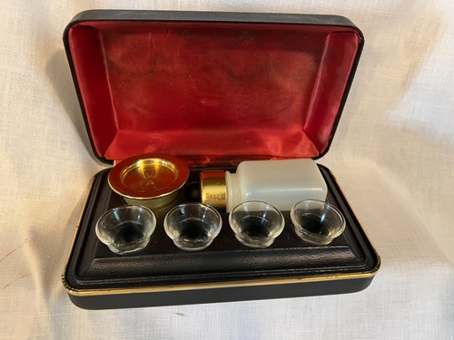 Vintage Portable Communion Set In Travel Case | eBay
