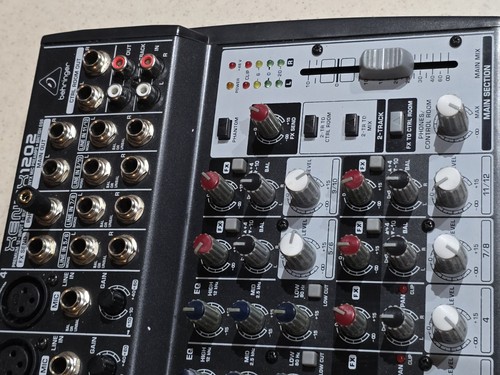 Behringer XENYX 1202 12 CH Mixer PreAmps, works, No power Source | eBay