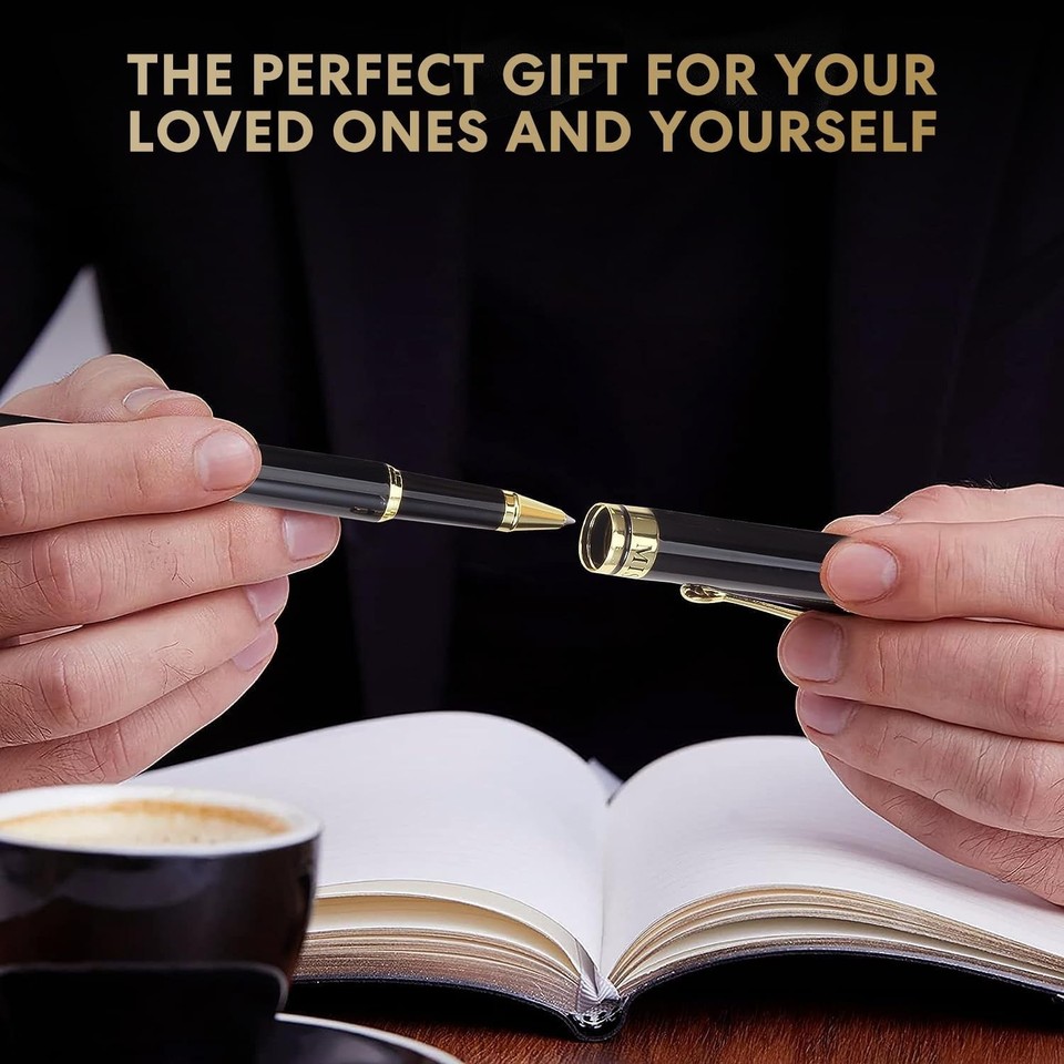 Luxury Rollerball Pens Smooth Writing Nice Pens for Men & Women Gift ...