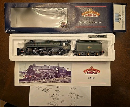 Bachmann Branch-line Standard CLASS 5MT 73068 BR Green L/Crest BR ...