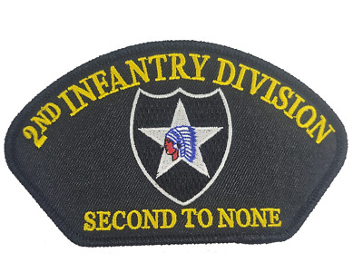 US ARMY SECOND 2ND INFANTRY DIVISION ID INDIAN HEAD PATCH 2 VETERAN ...
