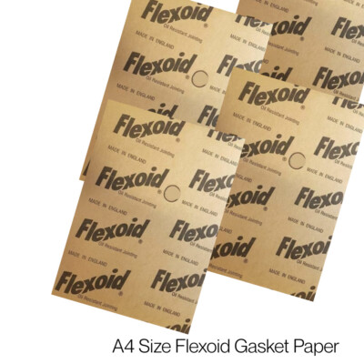 GASKET PAPER MATERIAL - FLEXOID - OIL & WATER RESISTANT - 0.4mm A4 ...