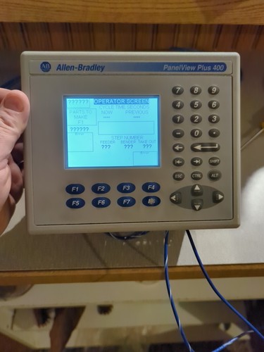 Allen Bradley HMI PanelView PLUS 400 2711P-K4M5D Ser B DISPLAY SCREEN ...