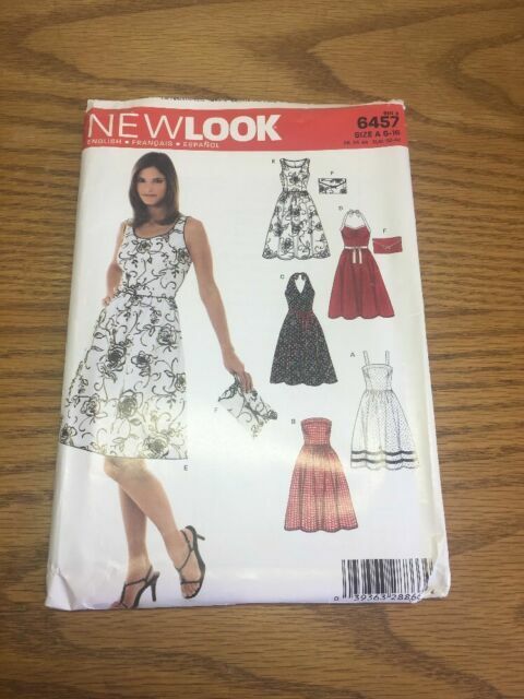 Simplicity LOOK Sewing Pattern 6457 Sizes 6-16 Misses Sundresses Uncut ...