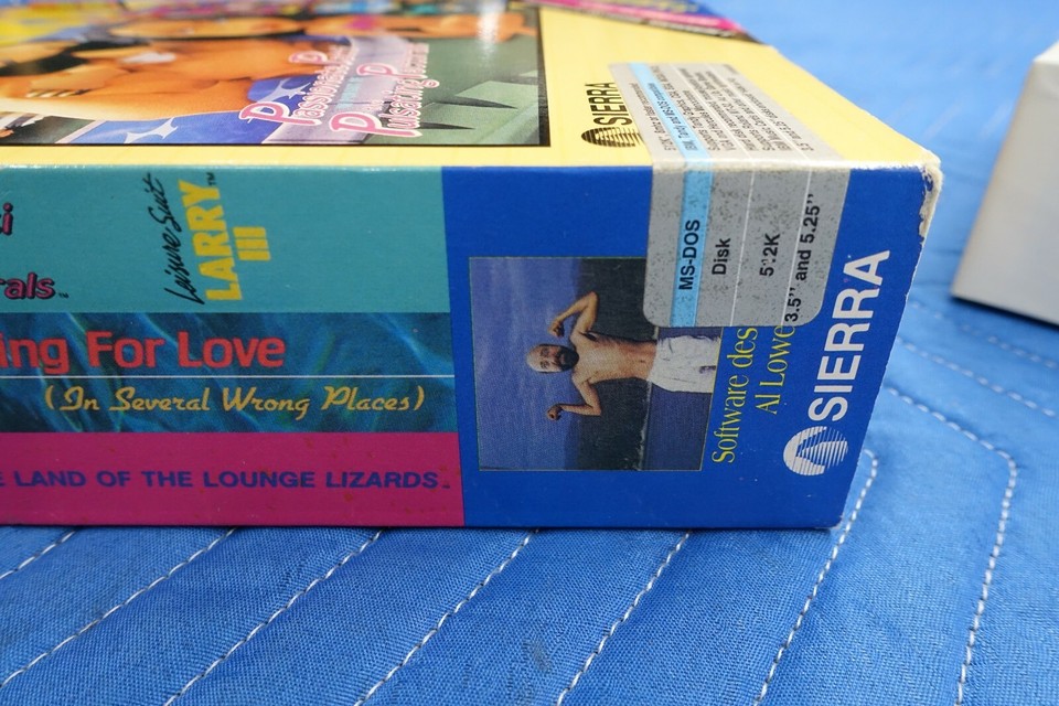 Leisure Suit Larry 1 2 & 3 (I, II, III) PC Big Box -3 Pack MS-DOS 3.5 ...