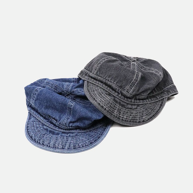 Men Women Denim Hat Baseball Cap Cowboy Short Brim Outdoor Casual ...