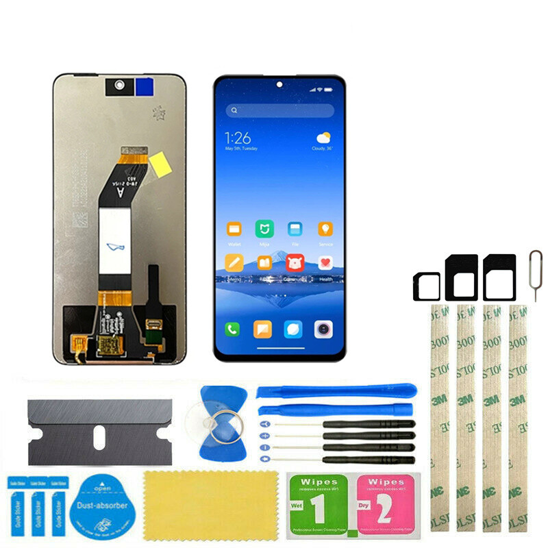 F Xiaomi Redmi Note 11 4G 21121119SC LCD Display Touch Screen Digitizer ...