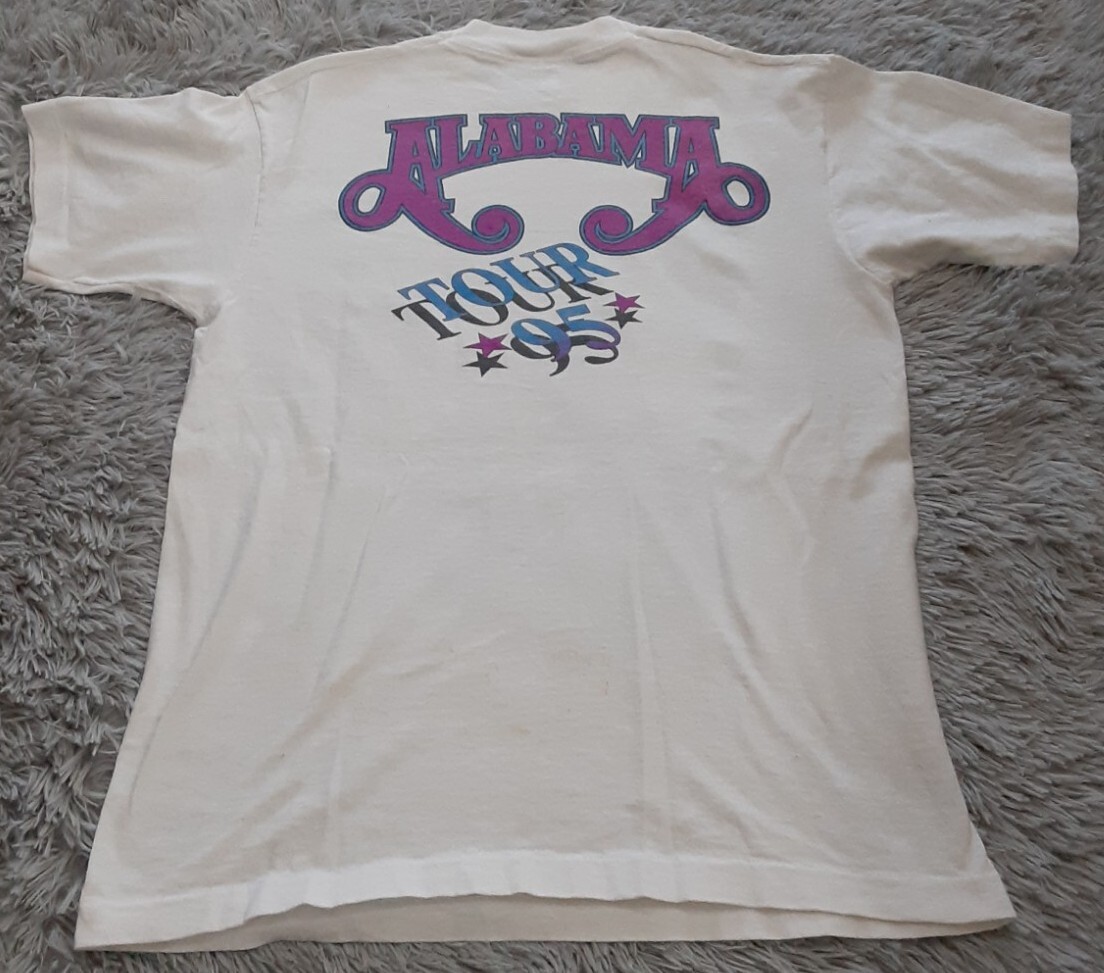 Vintage 1995 Alabama Concert Tour T-Shirt Single Stit… - Gem