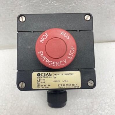 CEAG GHG 411 8100 R0002 Remote start-stop switch control station MADE ...