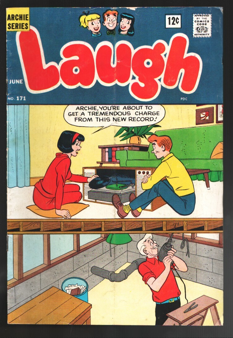 Laugh Comics #171 1965- Archie-Suggestive cover-Betty & Veronica ...