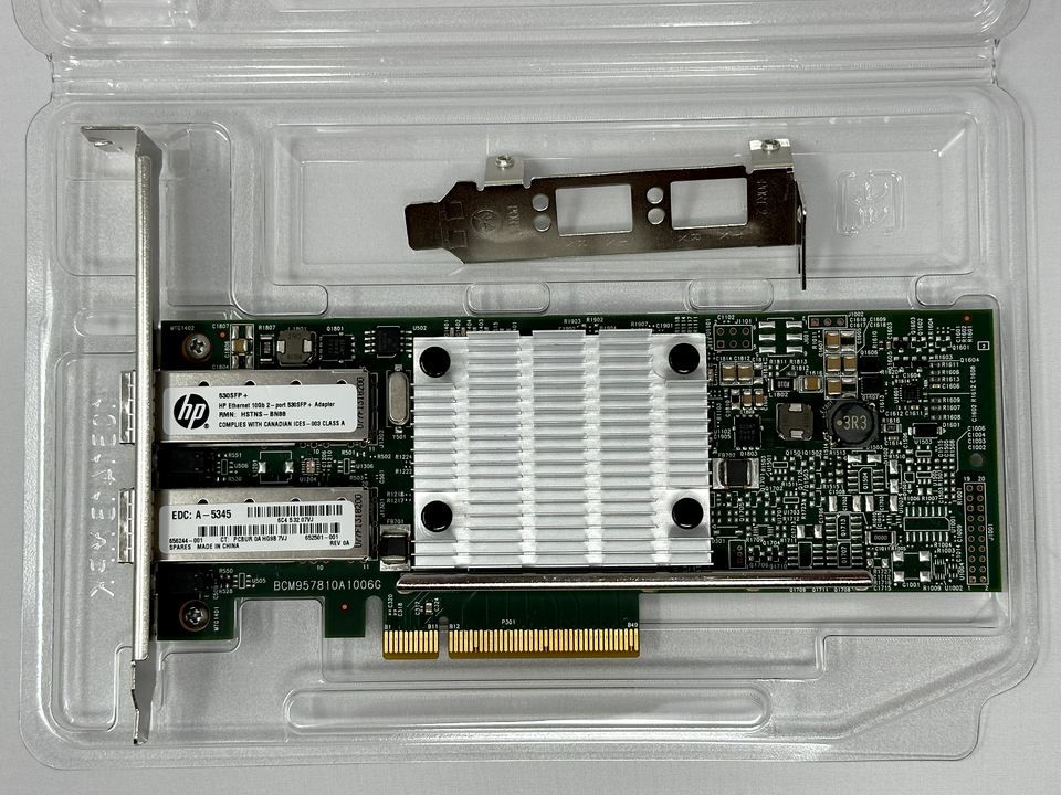 🔥🔥🔥 HP 652503-B21 530SFP+ 10GB 2-Port NIC 656244-001 652501-001 Both ...