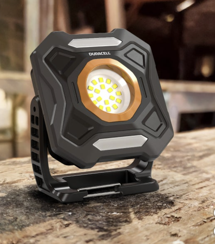 @ Duracell 3 Rechargeable Work Lights, 1500 Lumes, Magnetic Base, USB-C ...