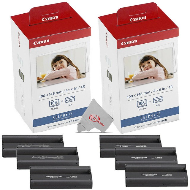Canon KP-108IP KP-36IP Ink 4x6 & Paper Set for SELPHY - Fast for sale ...