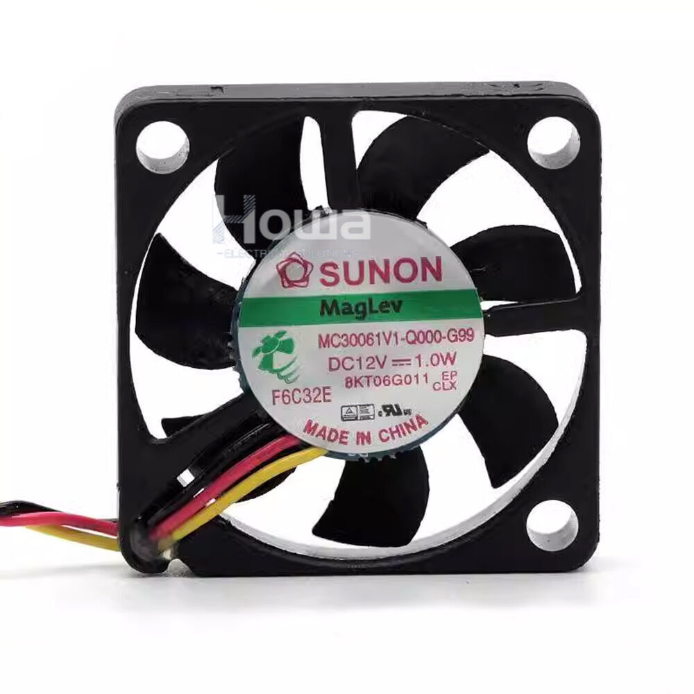 SUNON MC30061V1-Q000-G99 3006 12V 1.0W 3CM Ultra-thin Fan 3-wires 30mm ...