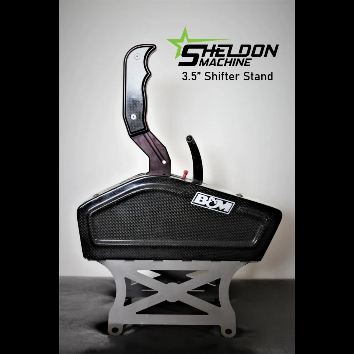 Sheldon Machine 3.5 in. Tall Tunnel Mount Shifter Stand B&M, Hurst, TCI ...