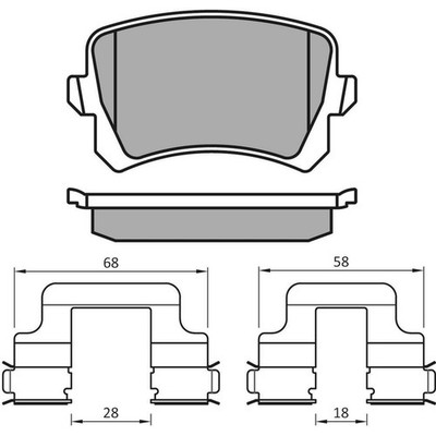MEYLE Brake Pad Set 025 244 8317/PD | eBay Australia