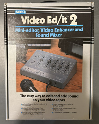 Sima Video Ed/it 2 Mini Editor Video Enhancer and Sound Mixer Model ...