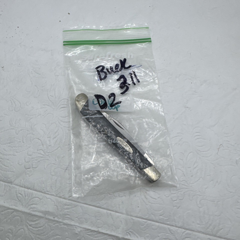 Vintage Buck 311 USA 2-Blade Sawcut Delrin Trapper Slimline Pocket ...