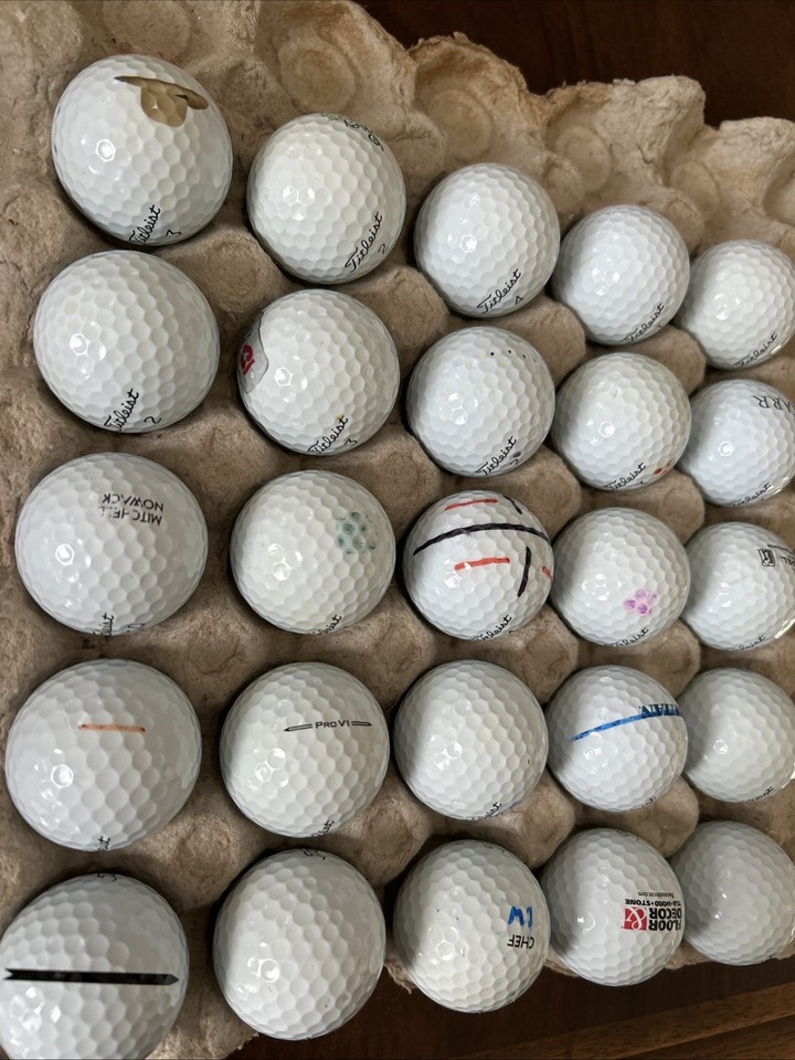 25 Titleist PROV1 & PROV1X 4A-5A Used Golf Balls. Free Shipping! | eBay