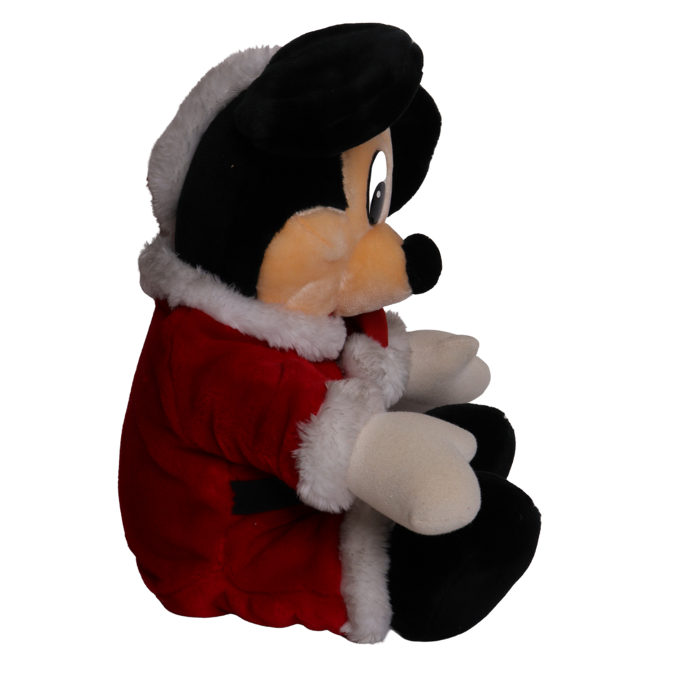 Disney Christmas Mickey Mouse Large Santa Stuffed Plush Doll 19" Tall ...