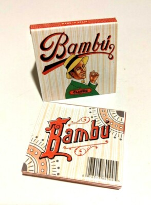 Bambu Regular 1-1/4" Rolling Paper, Pack of 10 Booklets | eBay