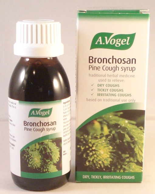 A. Vogel Bronchosan Pine Cough Syrup 100ml for Dry Tickly Irritating ...