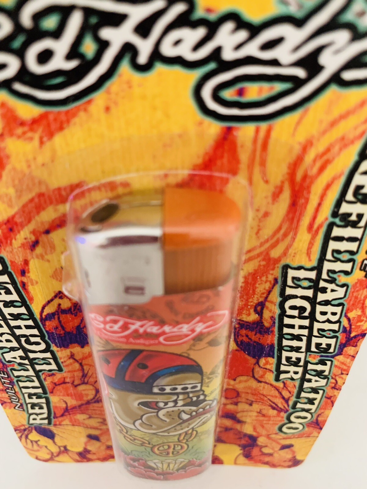 Ed Hardy Refillable Tattoo Lighter *Bulldog Theme and Design* | eBay